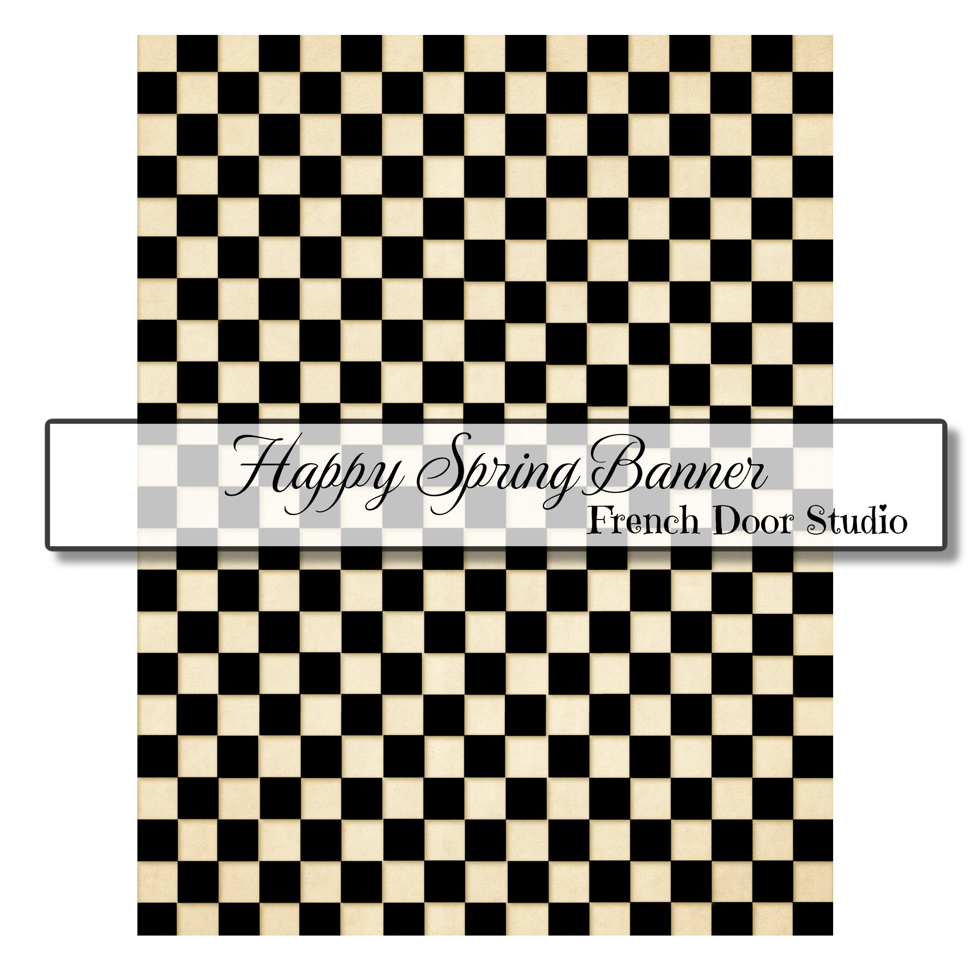 Happy Spring Banner Digital Printable - Etsy