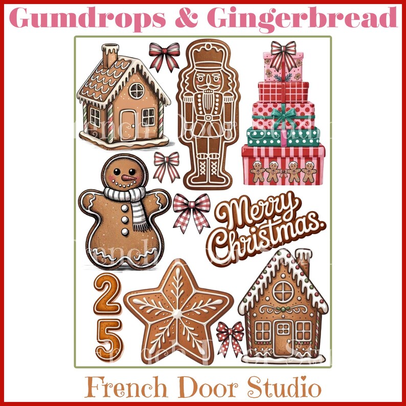 Gumdrops and Gingerbread Collection Digital Images Click on "learn More ...