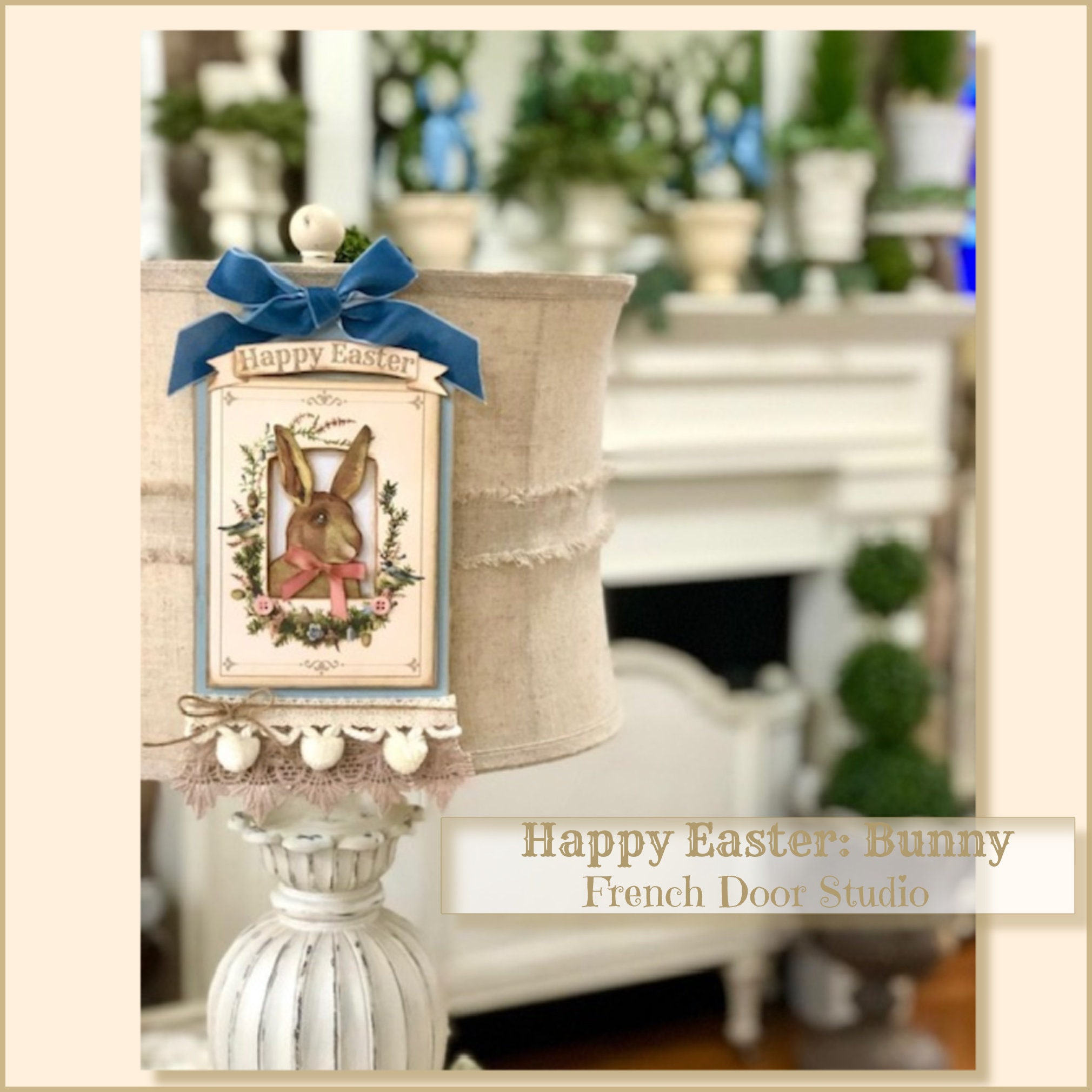 Happy Easter Bunny Etsy