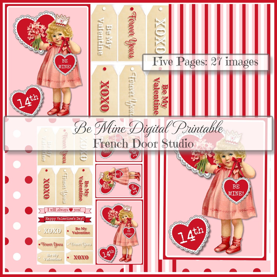 Be Mine Digital Printable - Etsy