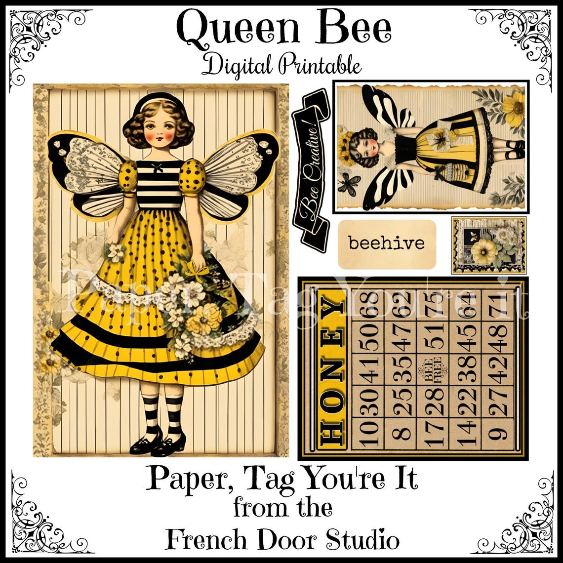 Queen Bee Digital Images Click on "learn More About This Item" for a ...