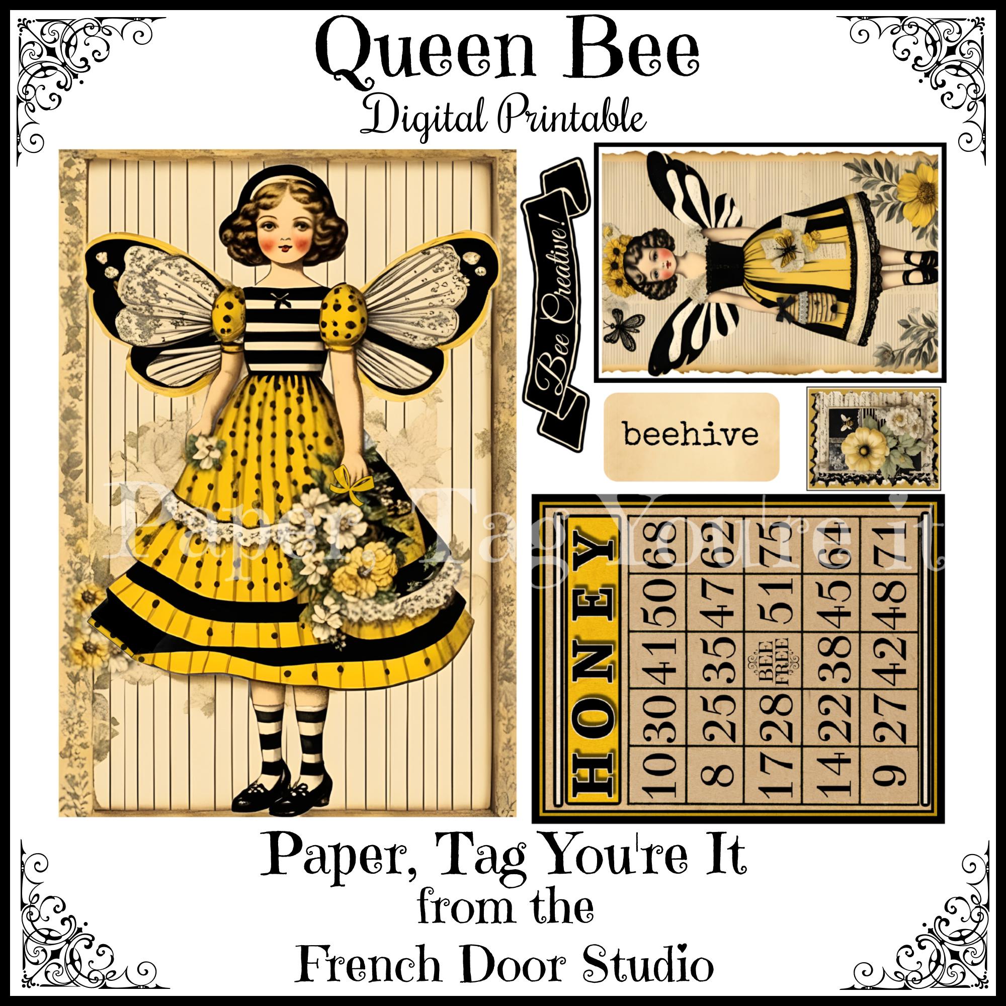 Queen Bee Digital Images Click on "learn More About This Item" for a ...