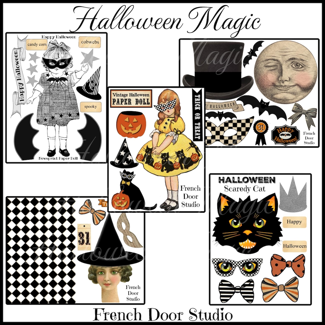 Halloween Magic Digital Collection Digital Images Click on "learn More ...