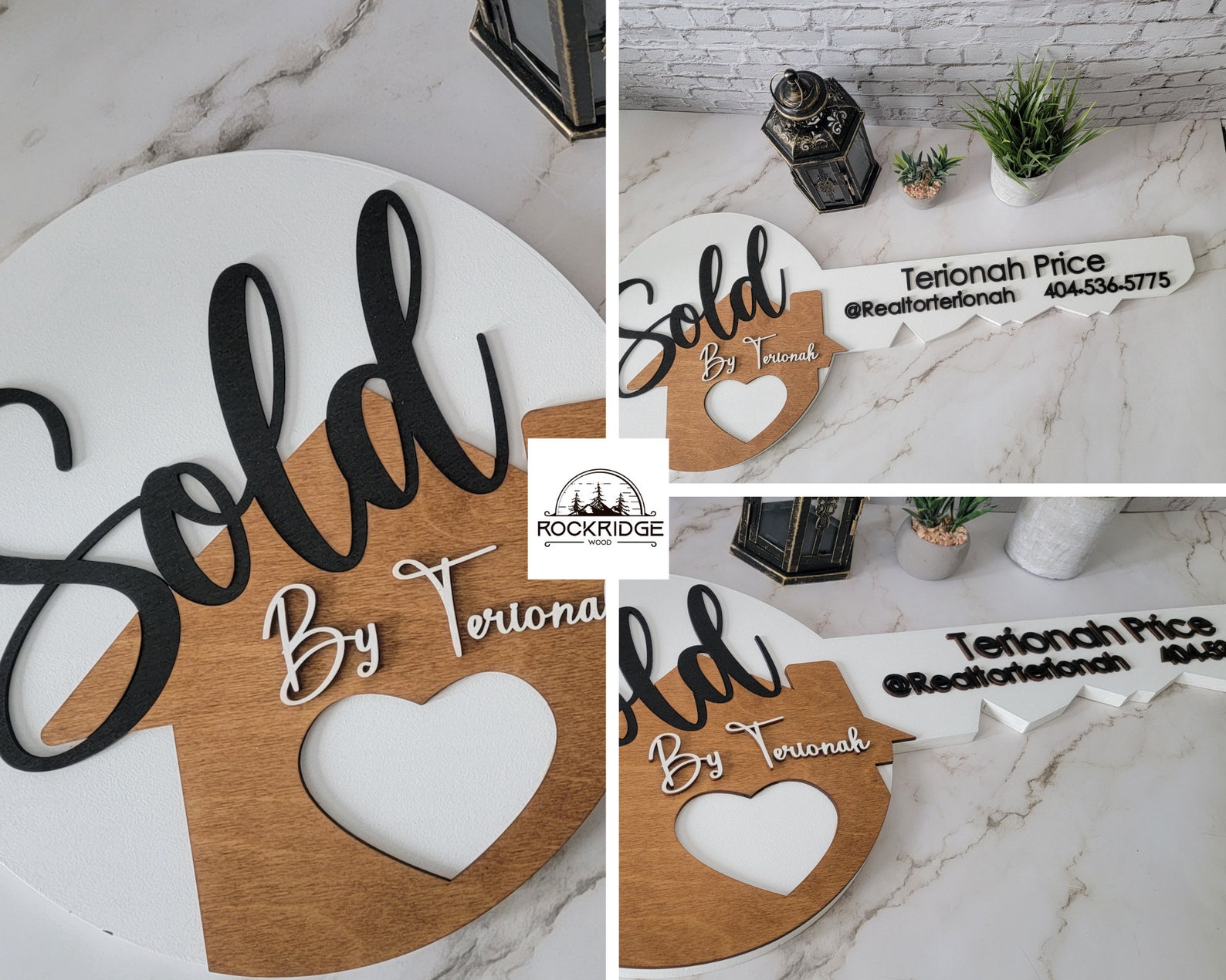 Realtor Sold Sign Realtor Closing Custom Sold Real Estate - Etsy