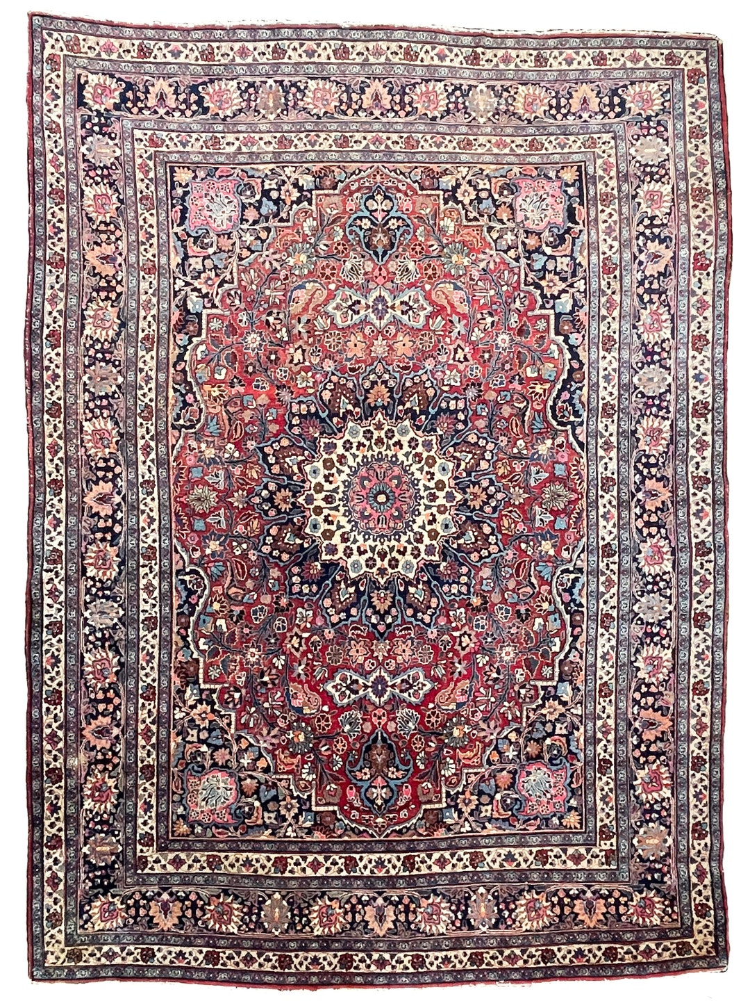 GLOWING Classical Antique Rug | Timeless Beauty With Blooming Jewel ...