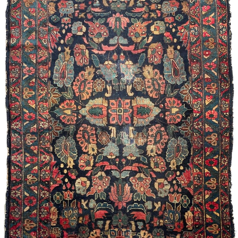 Vintage Jewel Tone Rug - Etsy