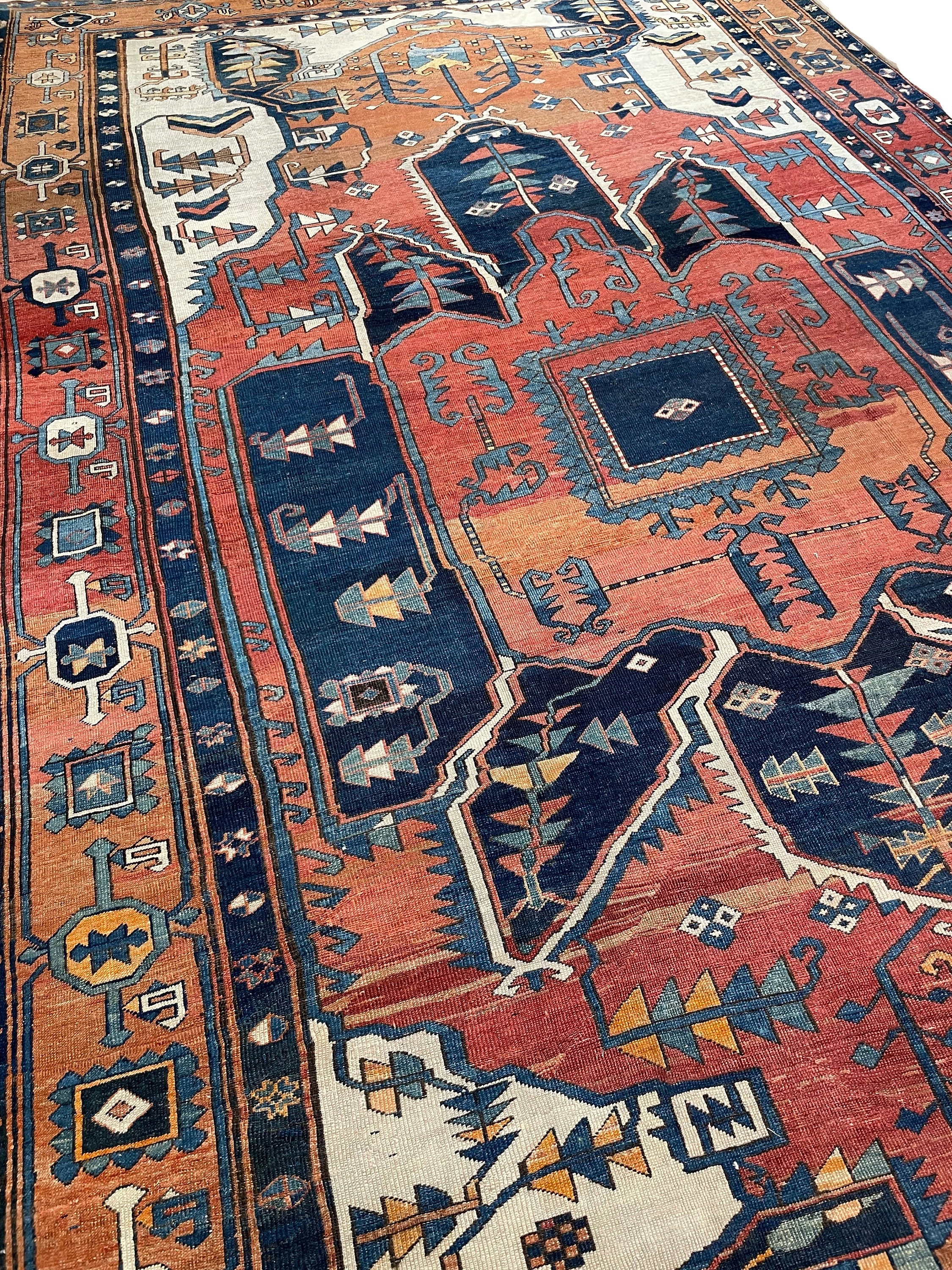 ASTONISHING Antique Tribal Masterpiece Carpet KING of KINGS | World ...