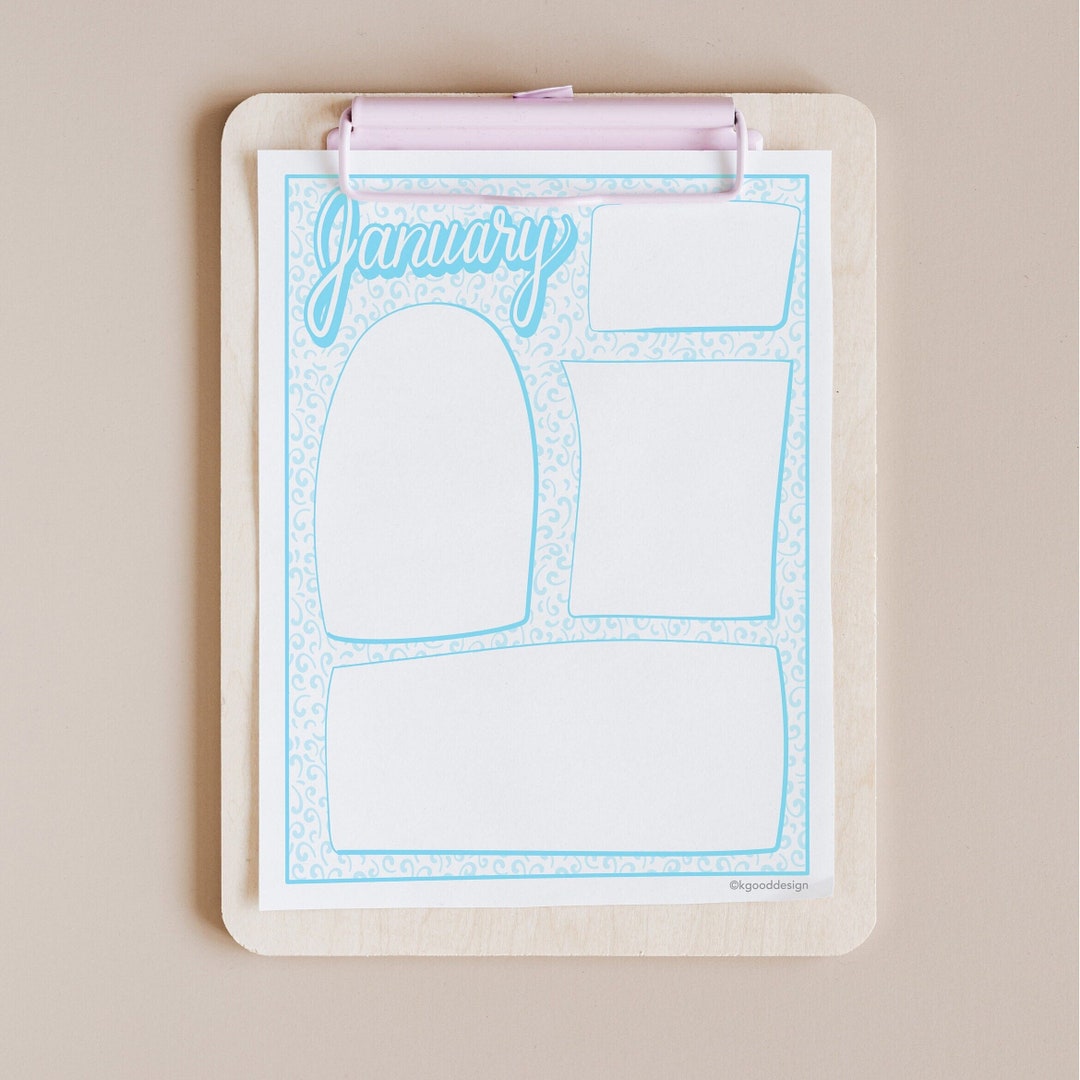 Printable Rainbow Daycare Monthly Newsletter | 8.5" X 11" | Instant ...