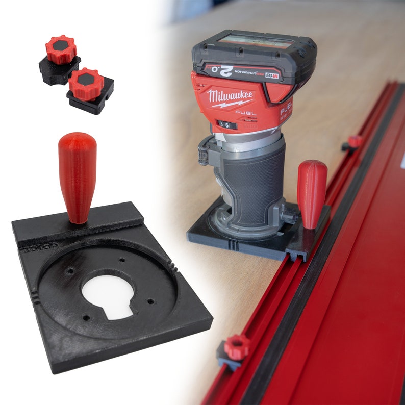 Milwaukee Router Adapter Kit to Milwaukee/makita/festool Track Saw ...