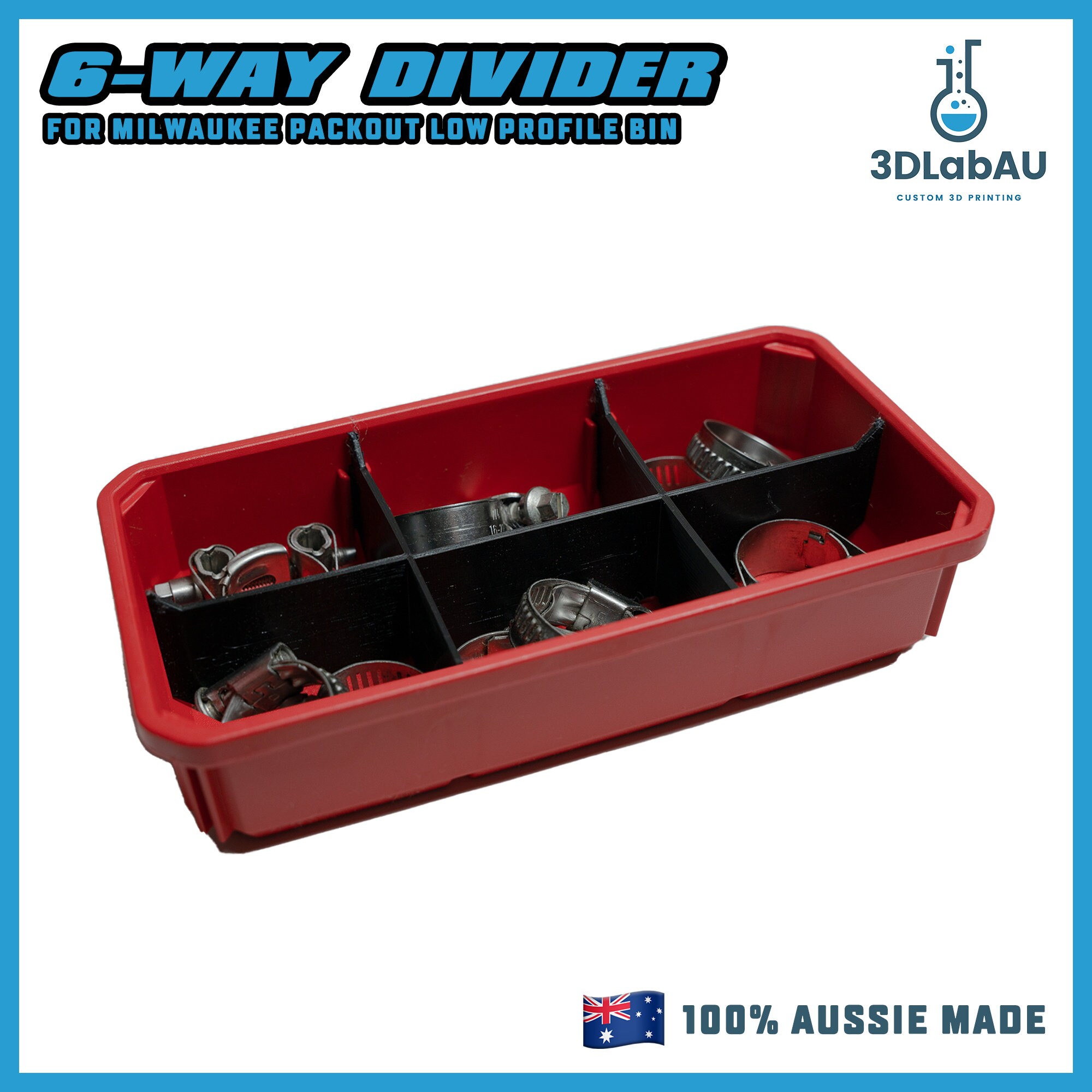 Bin Dividers for Milwaukee PACKOUT 10x10cm Low Profile Bins - Etsy ...