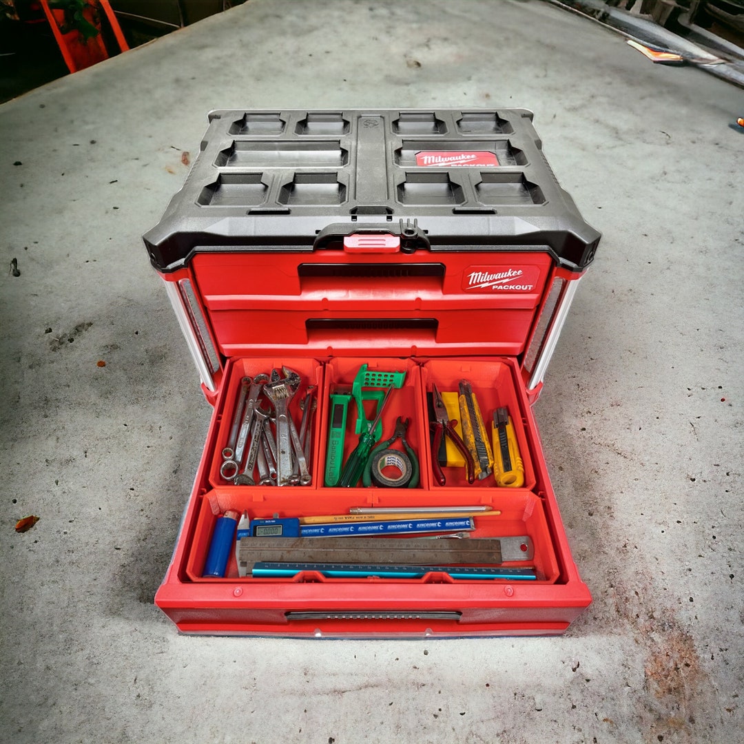 Insert Tray Kit Compatible With Milwaukee 3-drawer Tool Box 3D Printed ...