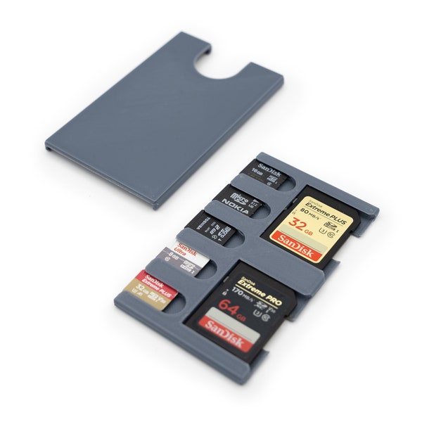 3d Printed Sd Card Holder - Etsy