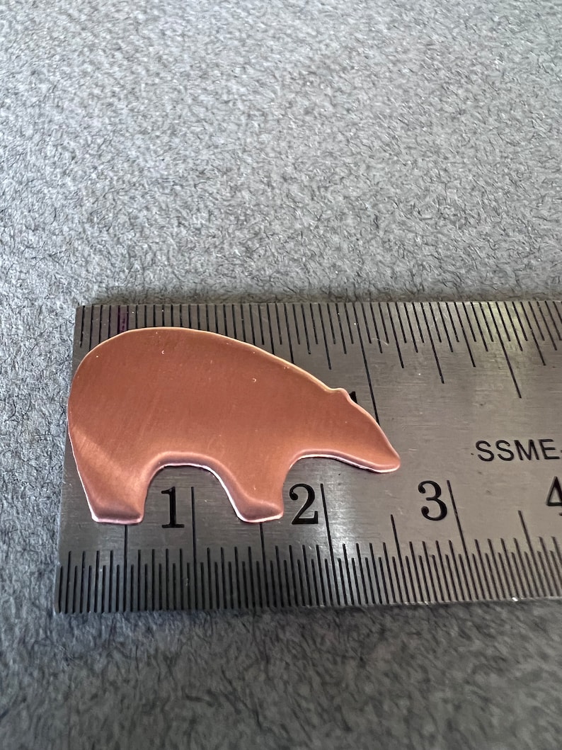 Large Bear Copper Blanks, 24 or 26 Gauge, Available in 4 Sizes - Etsy