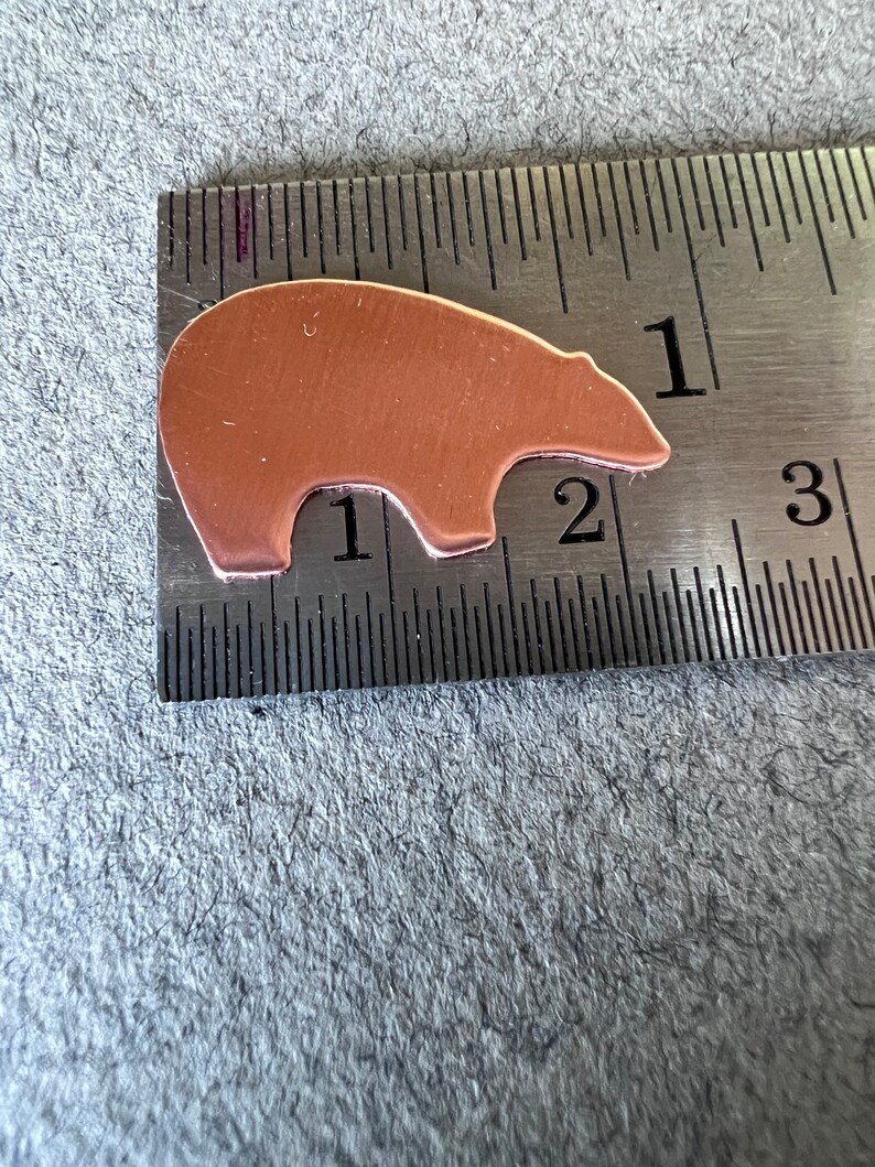 Large Bear Copper Blanks, 24 or 26 Gauge, Available in 4 Sizes - Etsy