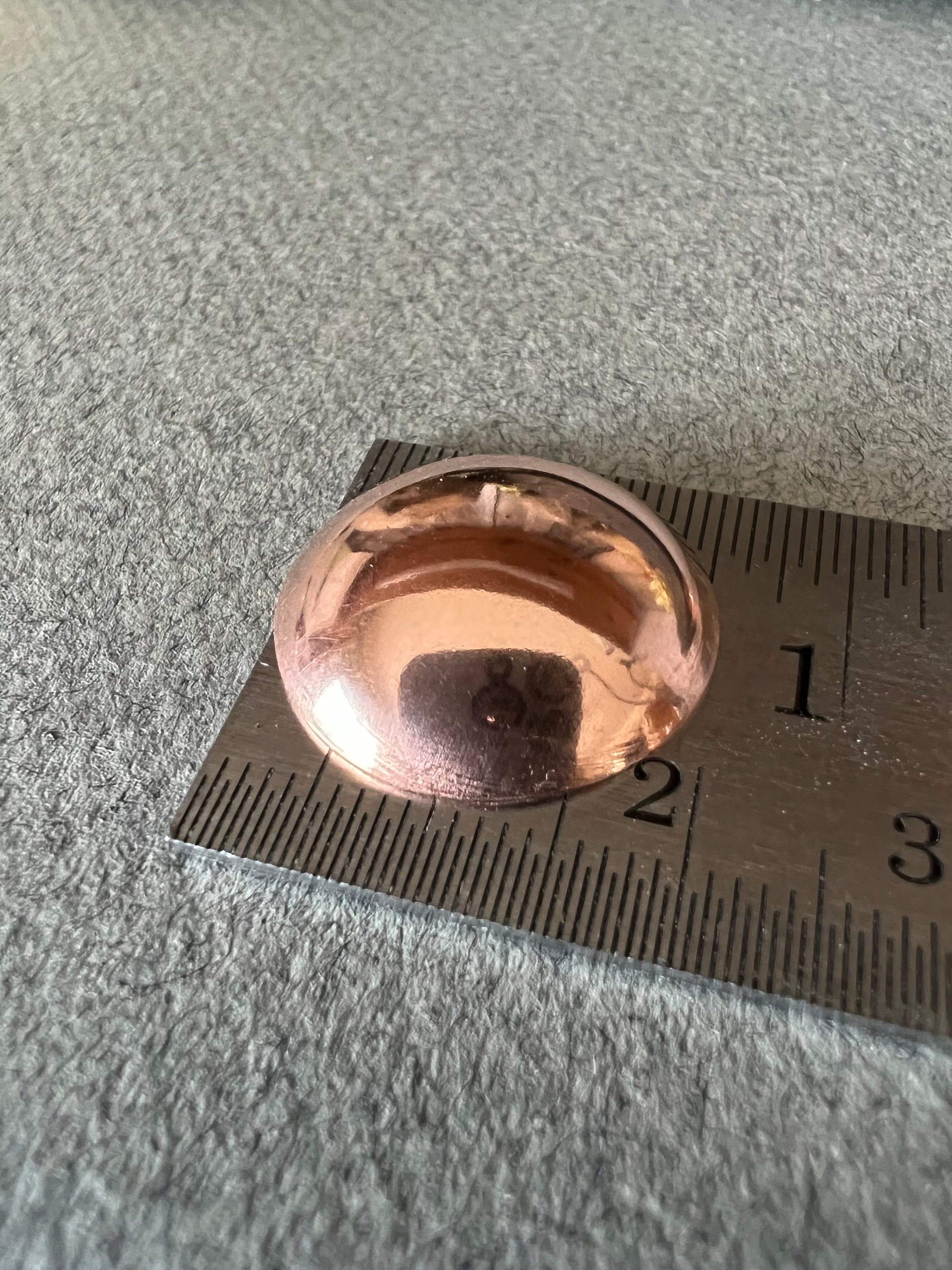 Domed Copper Disk Blank in 4 Sizes - Etsy