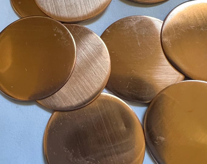 Scratch & Dent Copper Blanks, AS-IS, 1 Inch Copper Blanks, No Return on ...