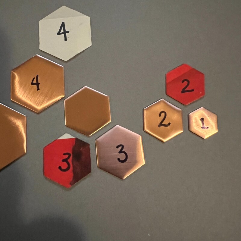 Hexagon Stamp - Etsy