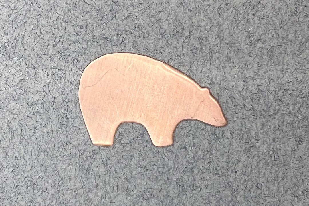 Large Bear Copper Blanks, 24 or 26 Gauge, Available in 4 Sizes - Etsy