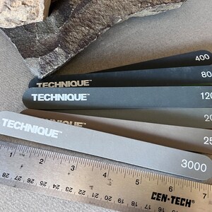 NEW 6 PACK Assorted Grit Hand Files, 400, 800, 1200, 2000, 2500, 3000 ...