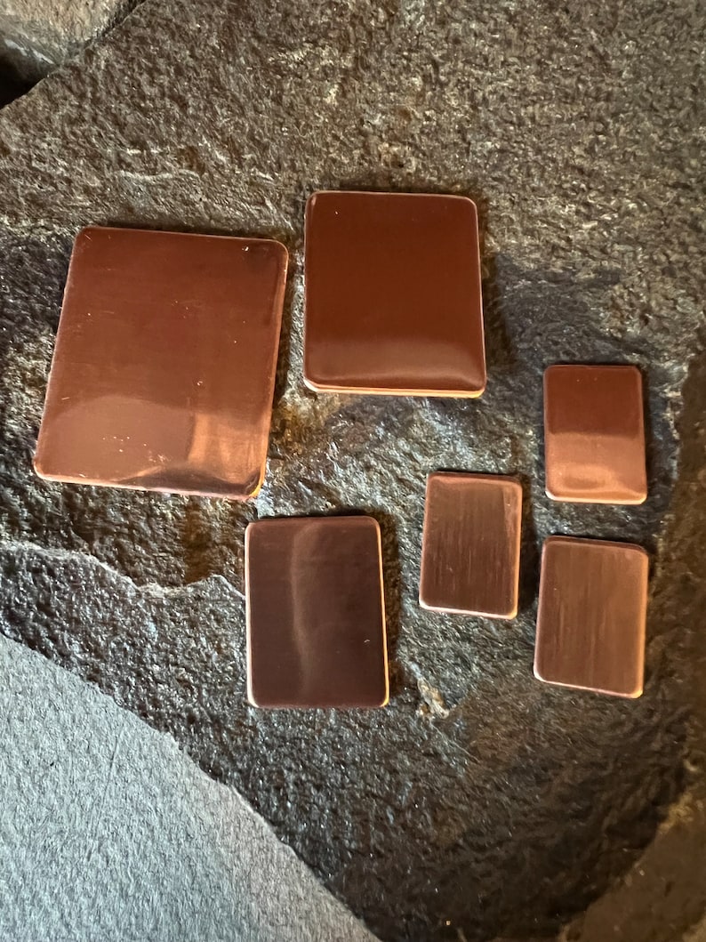 STYLE #1 Rectangle Copper Blank, 4 Sizes, 24-GAUGE Copper - Etsy