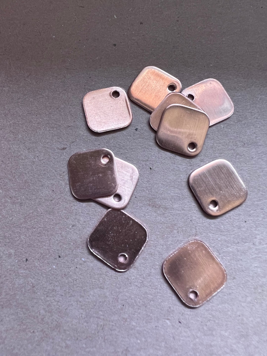 Scratch and Dent Copper Squares: 3/8 Inch, 10 Count - Imperfect DIY ...