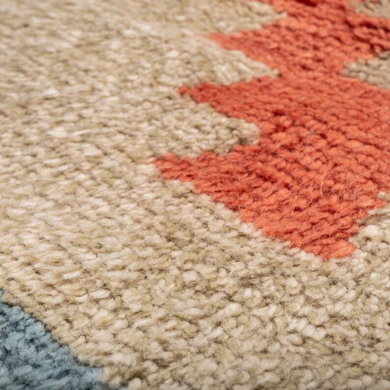 Authentic Moroccan Berber Rug Handmade Colorful Beni Ourain - Etsy