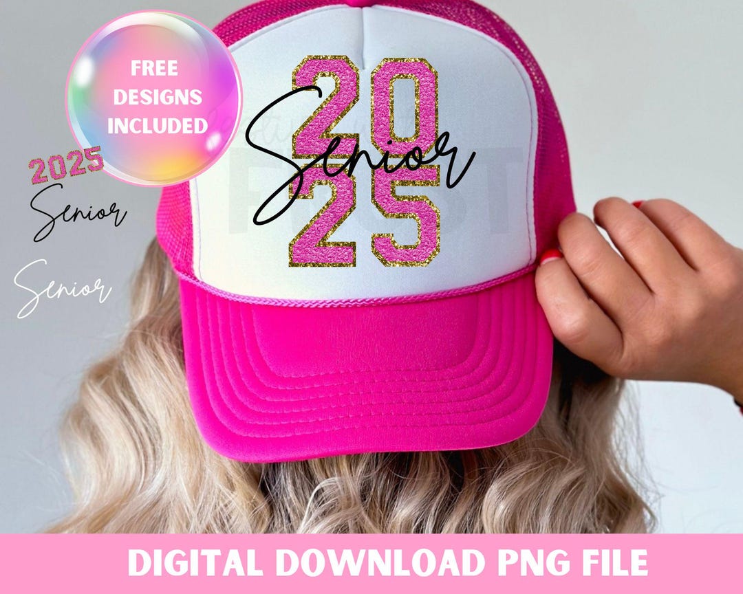 2025 Senior PNG Class of 2025 Graduation Clipart Senior Girl High ...