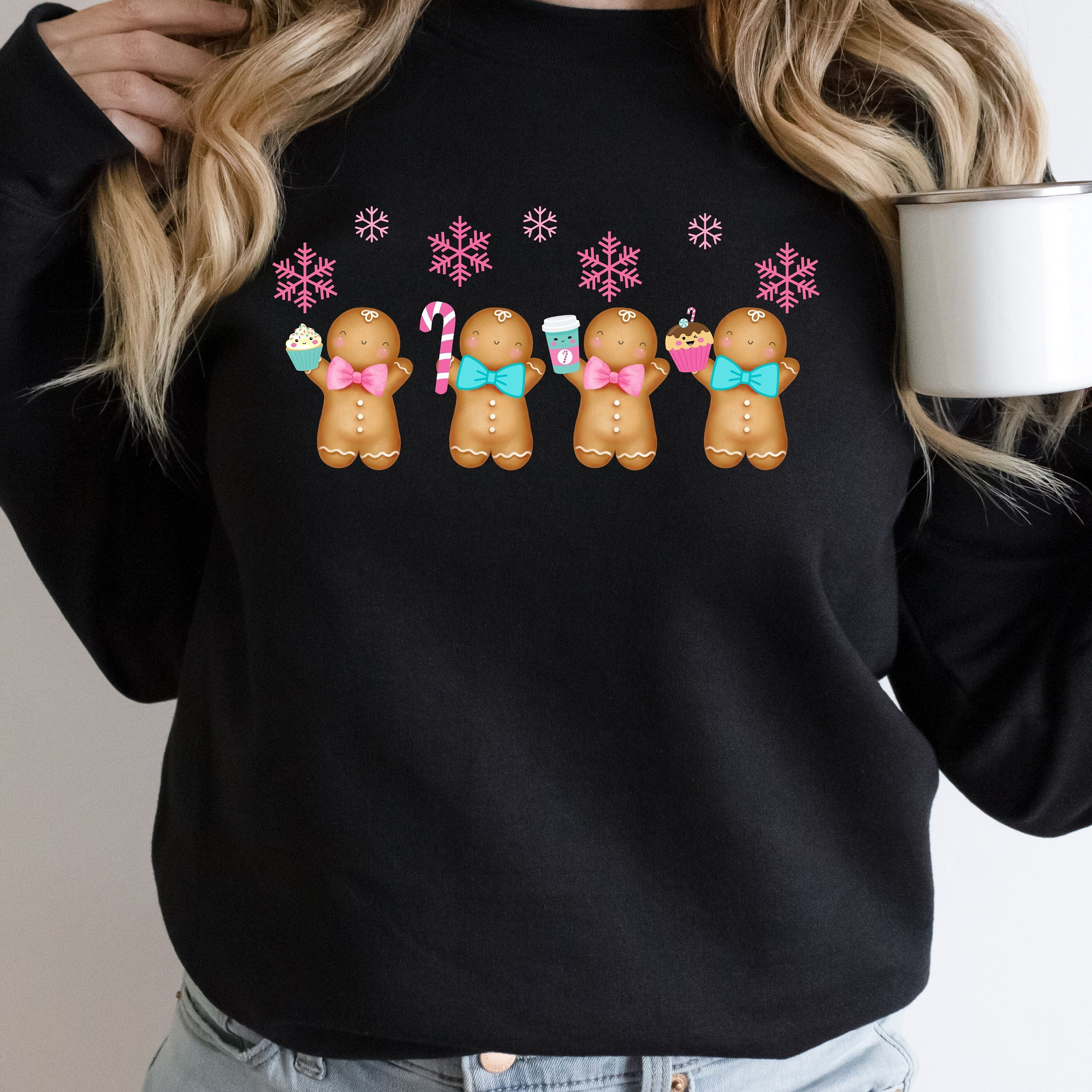 Pink Gingerbread Png 4 Files Pinkmas Digital Download Sublimation ...