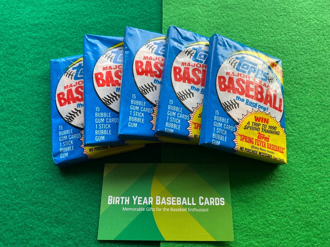Two (2) Factory Sealed 1989 Topps Wax Packs | Unopened Wax Packs | MLB ...