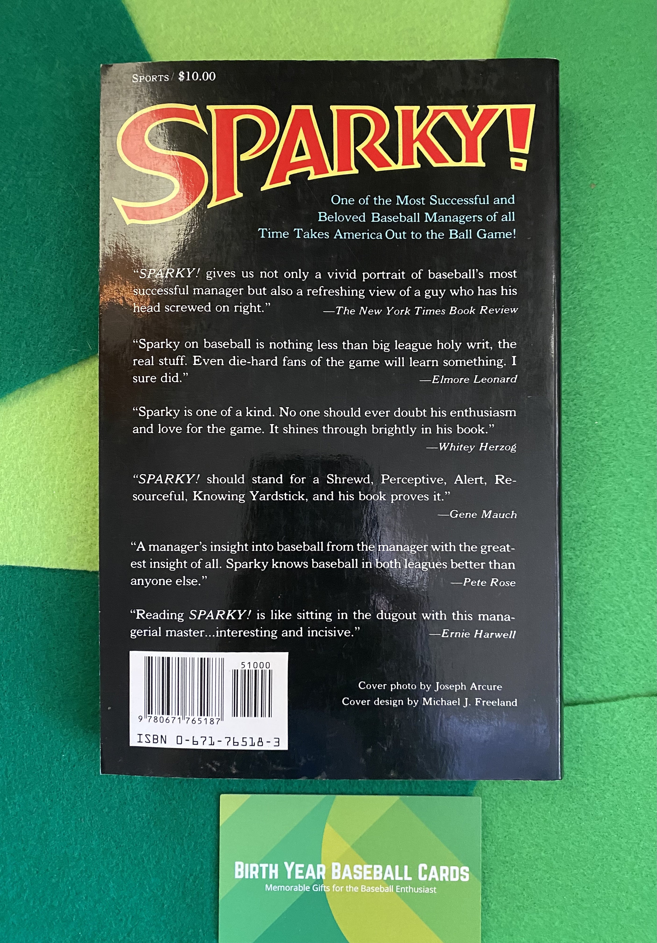 Sparky! by Sparky Anderson With Dan Ewald | Sports Biography of Sparky ...