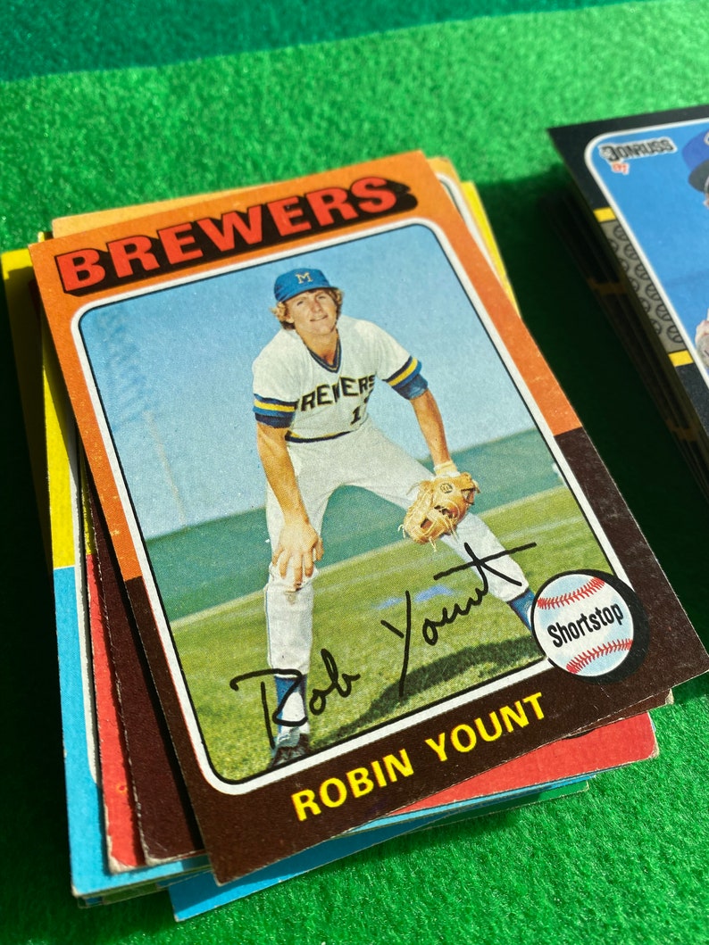 1975 And 1987 Baseball Card Team Collection Set Old Baseball Cards 