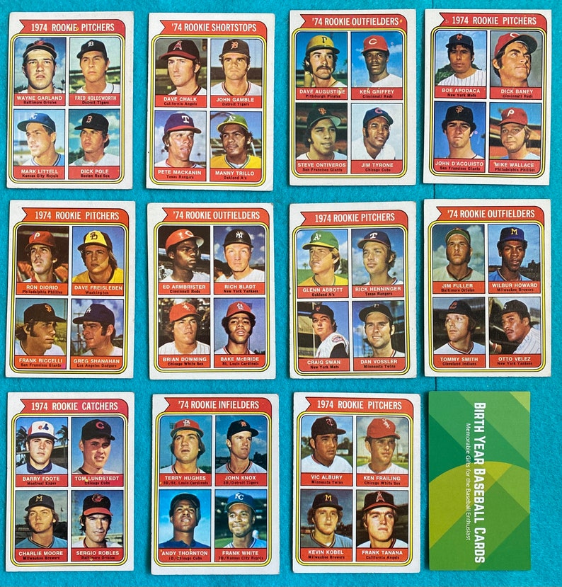 Set of 1974 Topps Rookie Cards 1974 Topps Rookie Pitchers, Shortstops ...