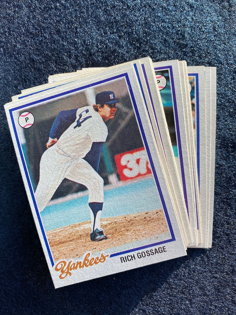 1978 Baseball Card Team Set | 1978 Topps Baseball Team Collection | MLB ...