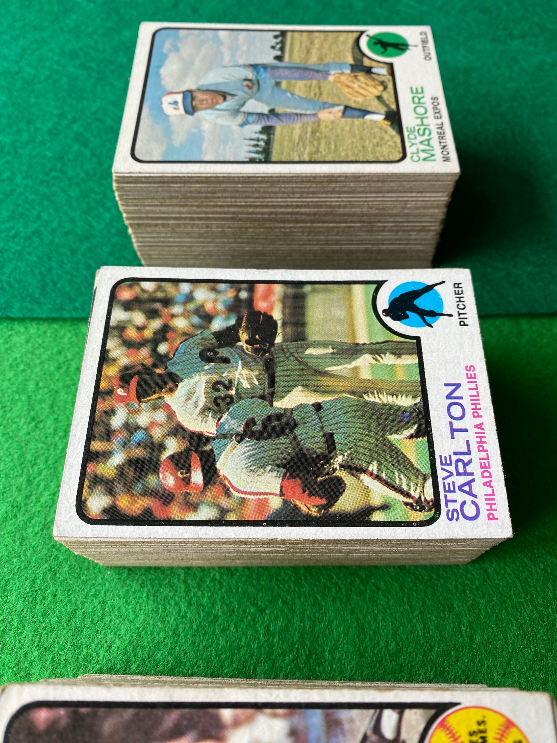1973 Topps Baseball Cards Partial Set Large 1973 Topps Starter Set For 