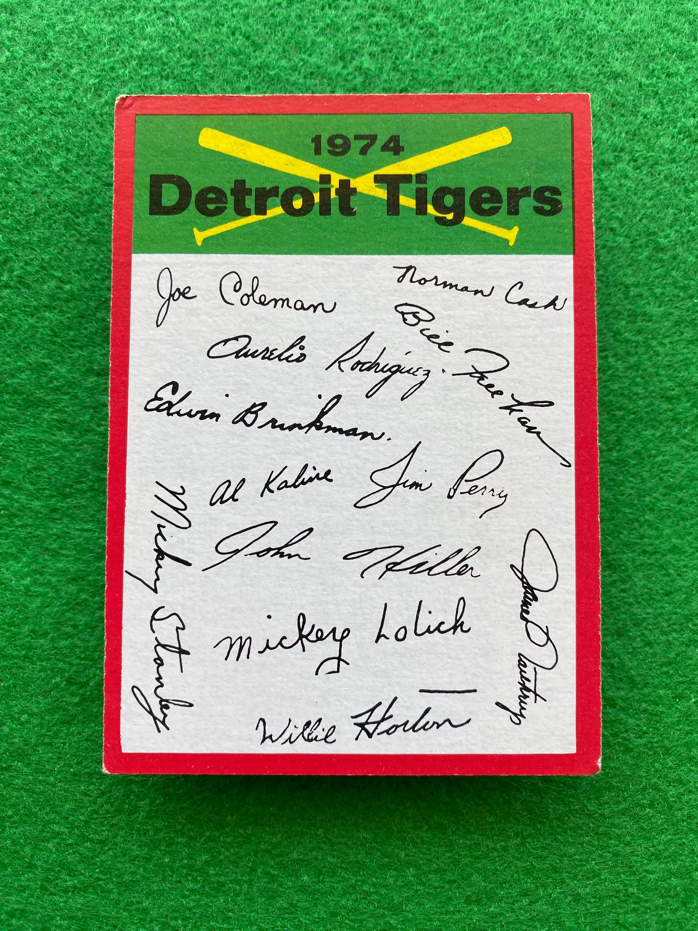 1974 Topps Baseball Team Checklist Cards | 1974 Topps Unmarked and ...