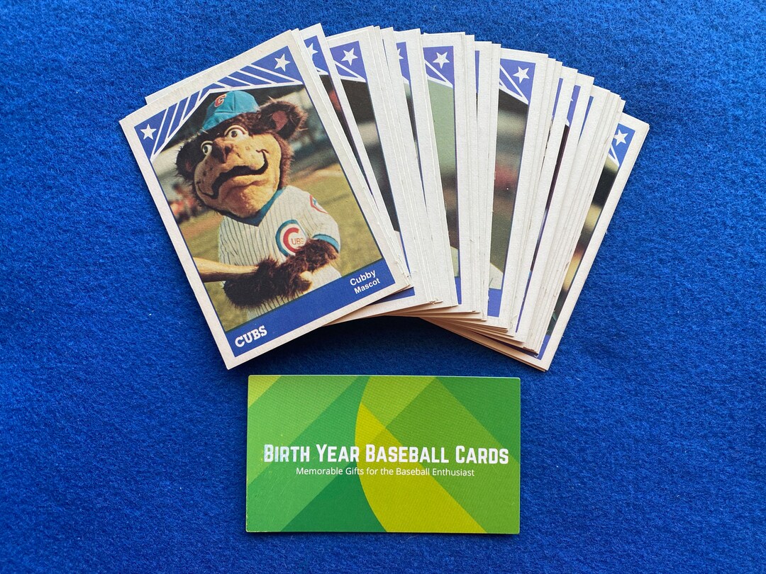 1983 TCMA Baseball Iowa Cubs Team Set W/ Cubby Mascot | Minor League ...