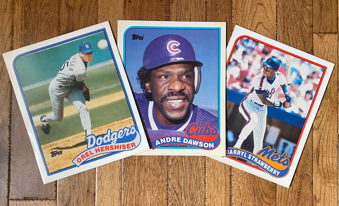Vintage MLB Baseball School Folders | Old School Topps Folder | 1989 ...