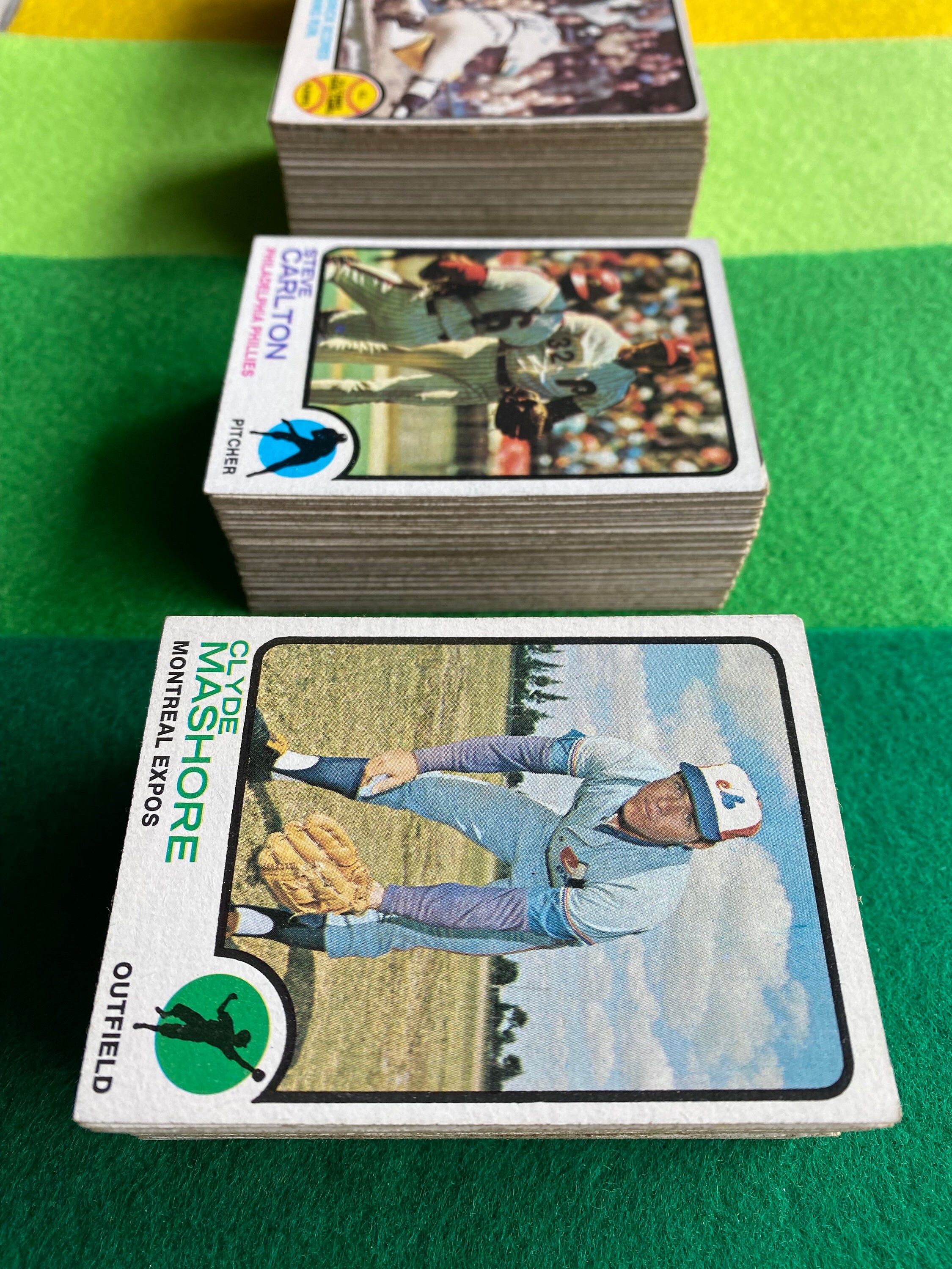 1973 Topps Baseball Cards Partial Set Large 1973 Topps Starter Set For