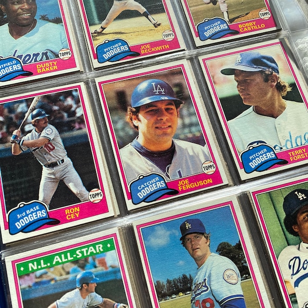 Vintage Baseball Cards - Etsy