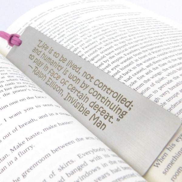 Metal Bookmark - Etsy