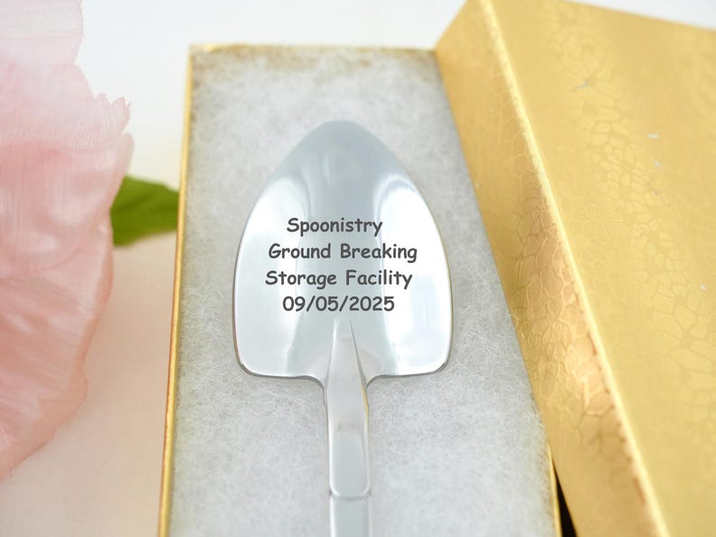 Personalized Groundbreaking Shovel Gift New Construction Gift Custom ...