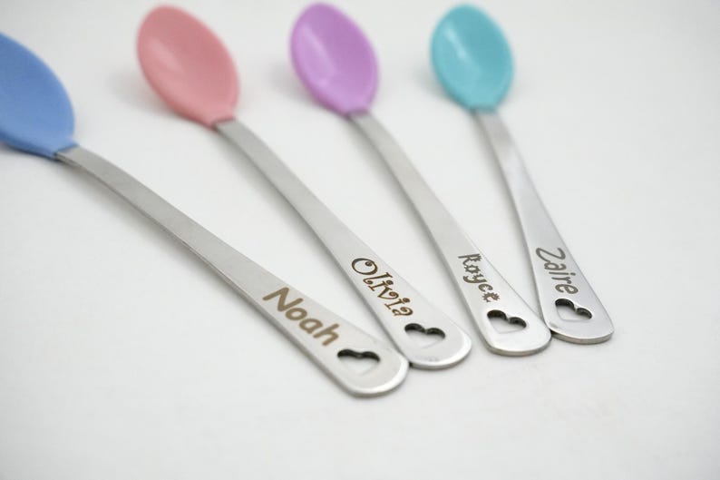 Personalized Baby Spoon: Engraved Stainless Steel Infant Gift - Etsy