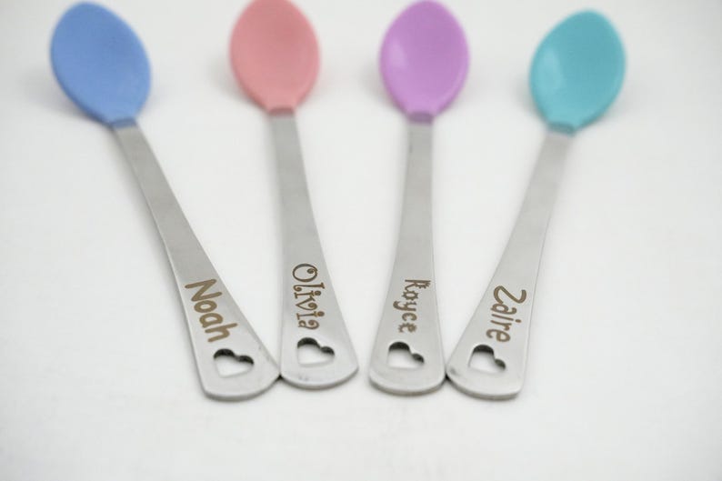 Personalized Baby Spoon: Engraved Stainless Steel Infant Gift - Etsy