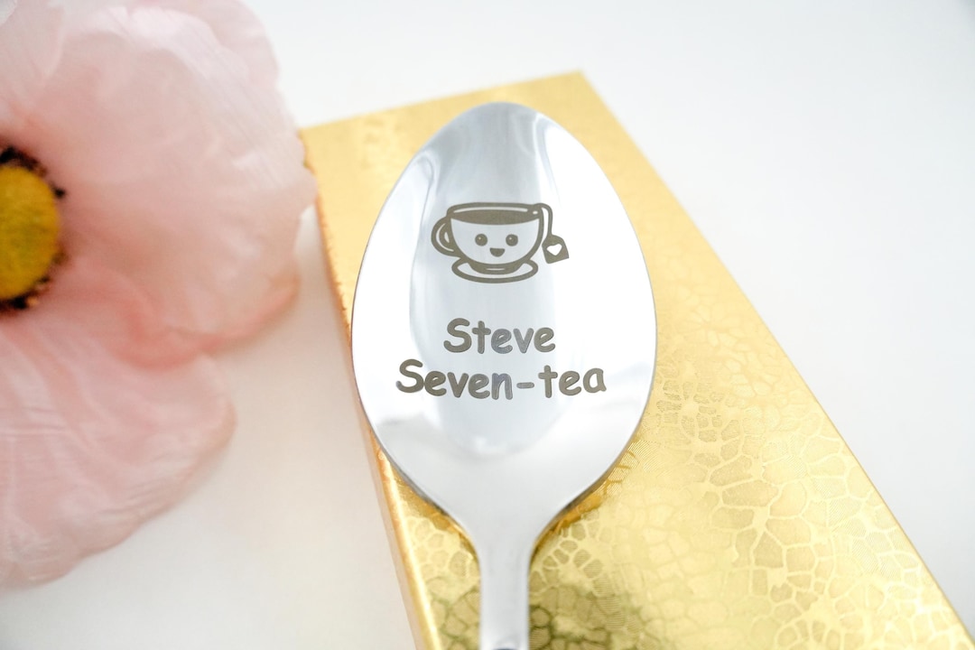 Personalized 70th Birthday Teaspoon: Seven-tea Gift - Etsy
