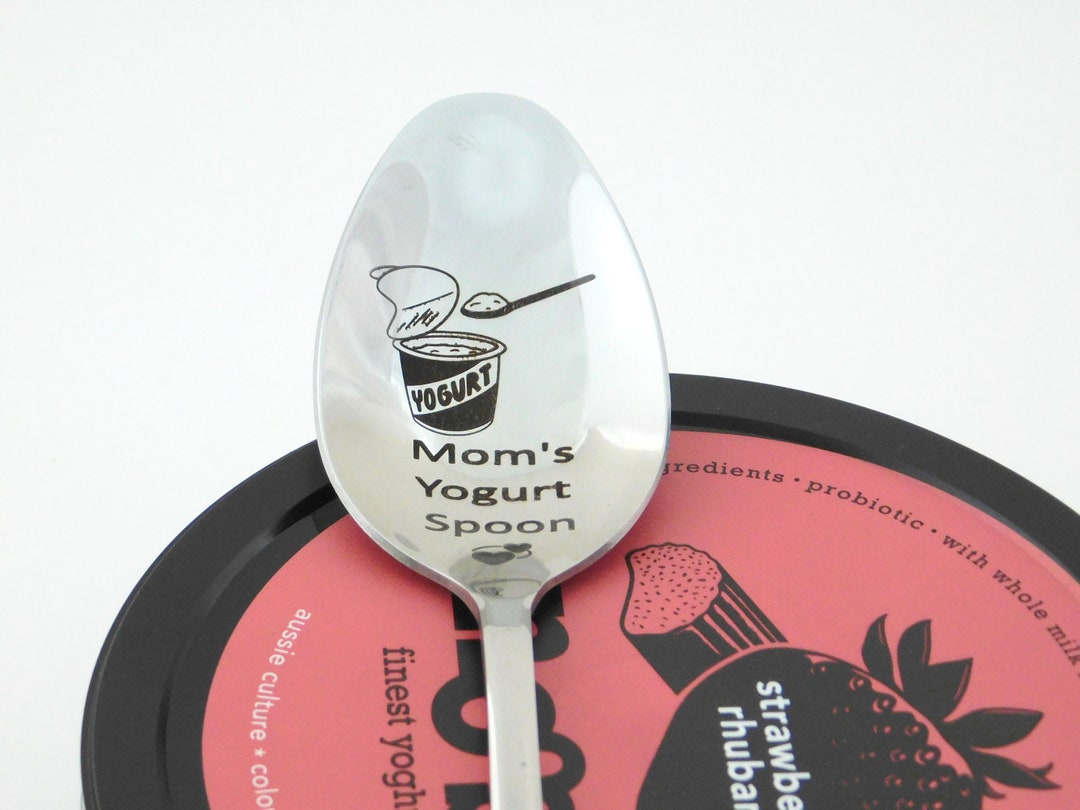 Personalized Yogurt Spoon • Engraved Name Spoon • Cute Foodie Gift ...