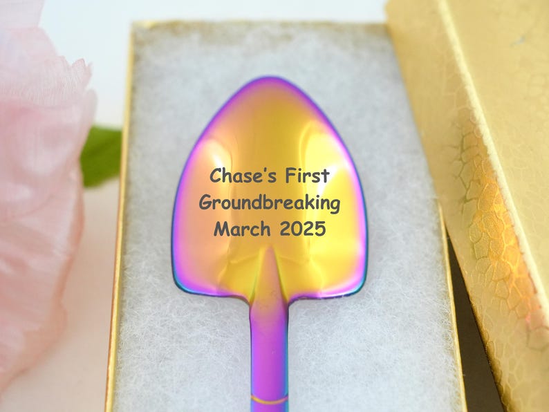 Personalized Groundbreaking Shovel Gift New Construction Gift Custom ...