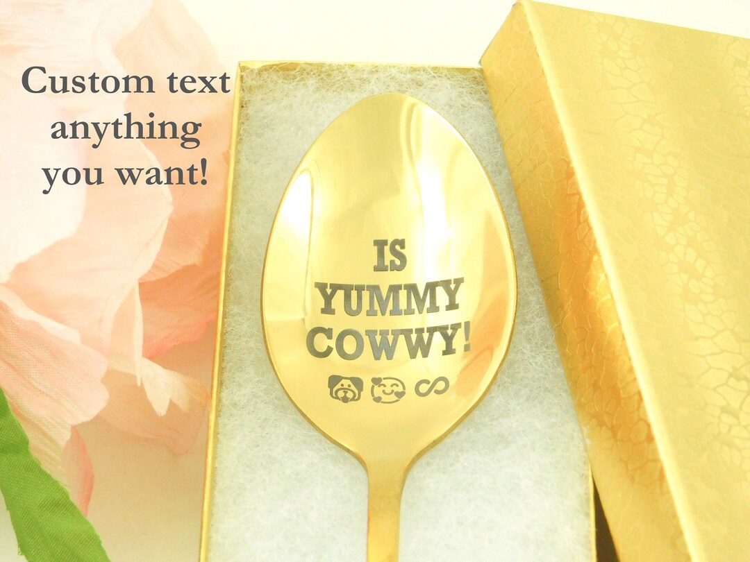 Personalized Kid's Spoon, Peanut Butter Spoon, Ice Cream Spoon, Teen ...