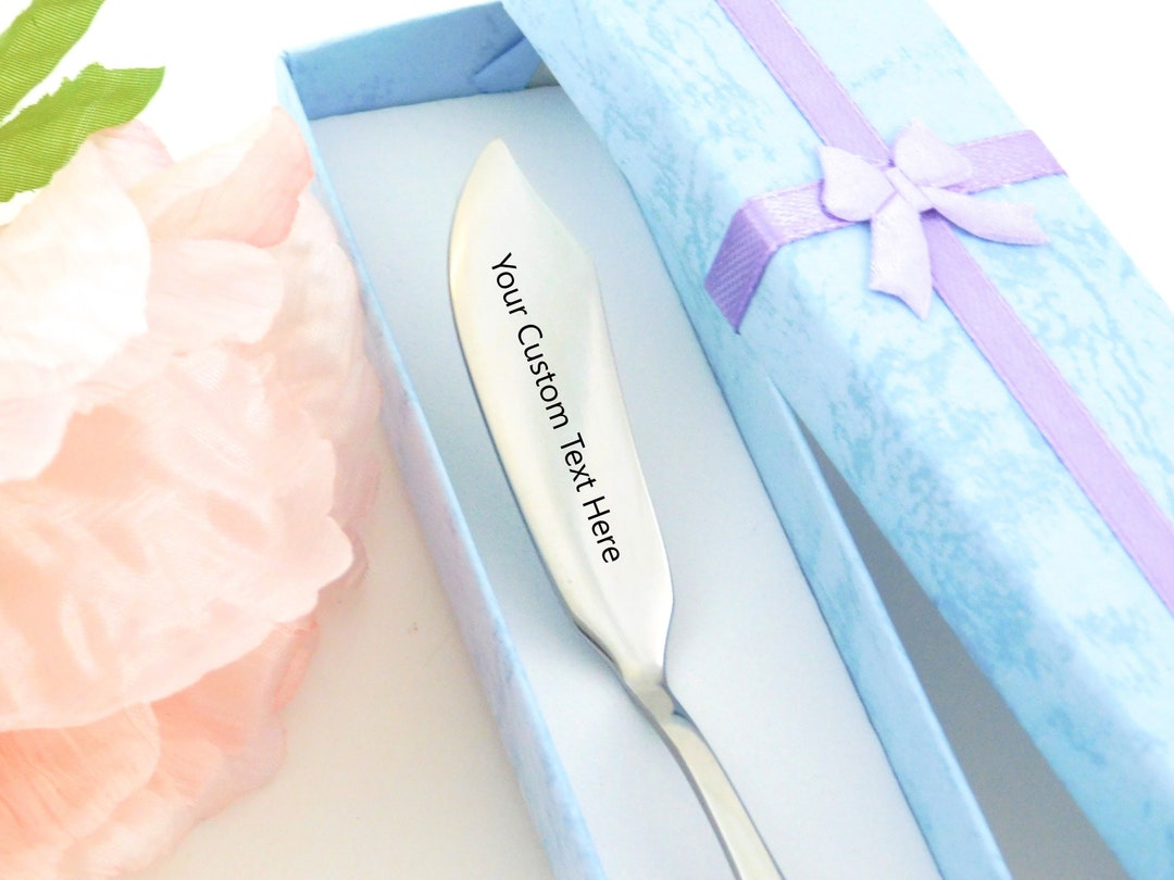 Personalized Silver Butter Knife, Engraved Knife, Custom Knife, 1st ...