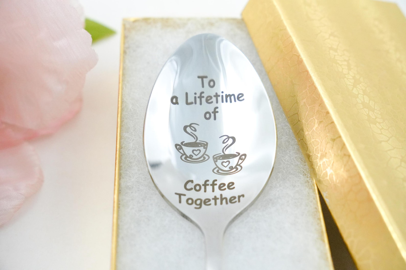 Personalized Coffee Spoons to a Lifetime of Coffee Together 10th ...