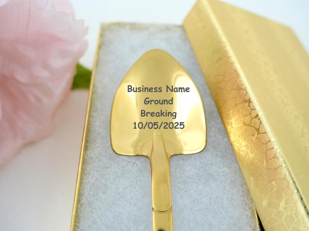 Personalized Groundbreaking Shovel Gift New Construction Gift New Home ...